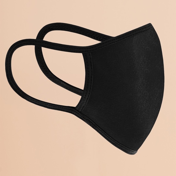samunsboutique | Accessories | Nwt Reusable Washable Black Face Mask ...